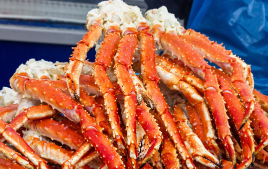 Cooked Alaskan King Crab Clusters – Gem Pier Seafood